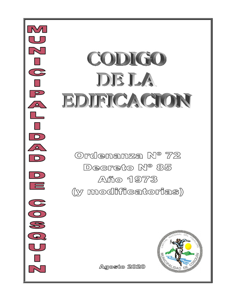 1 CODIGO DE EDIFICACION 2020 | PDF | edificio | Multa (pena)