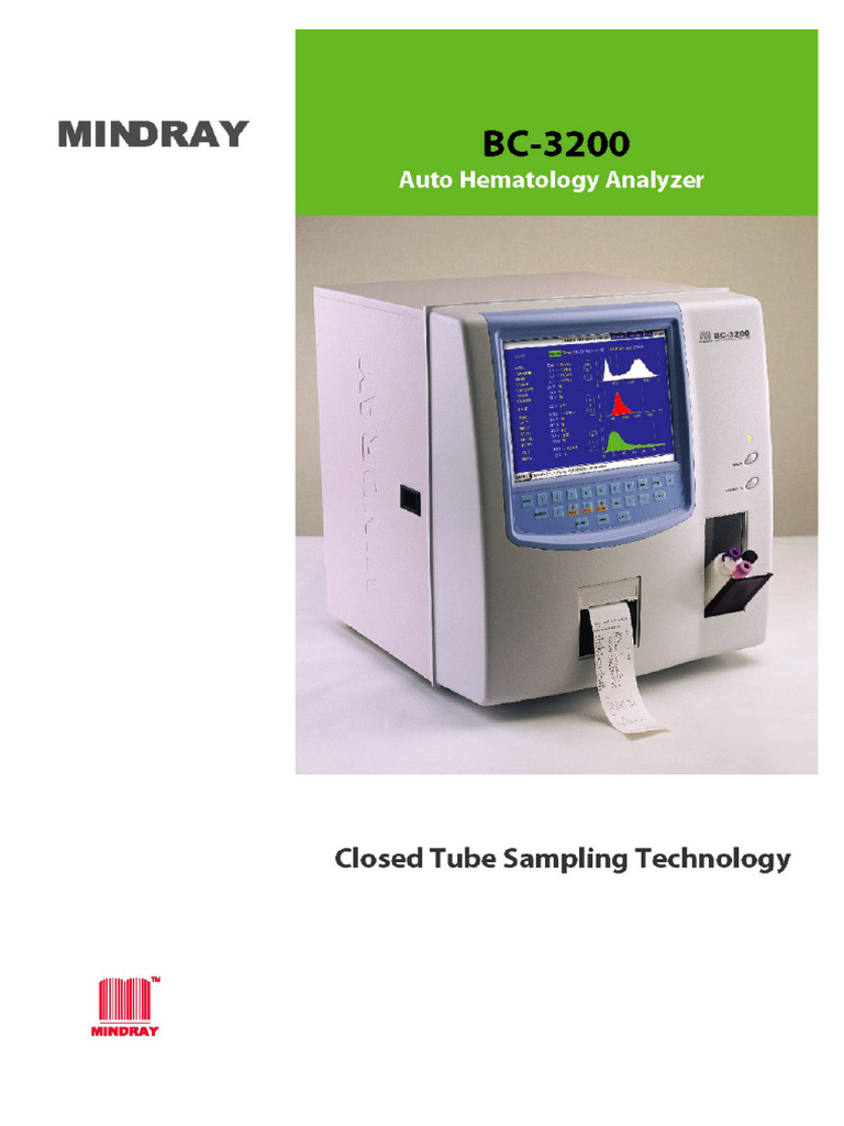 Mindray BC3200 | PDF