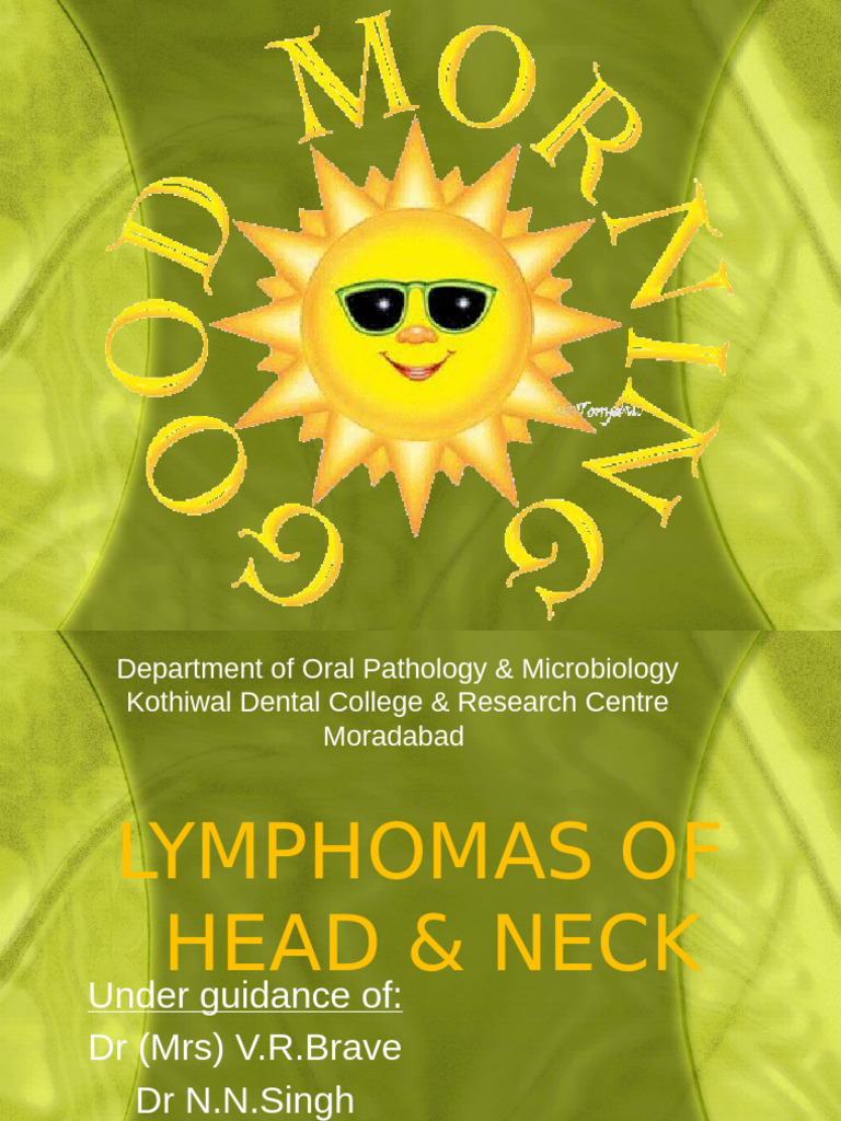 lymphomas of head & neck | PDF | Lymph Node | Lymphoma