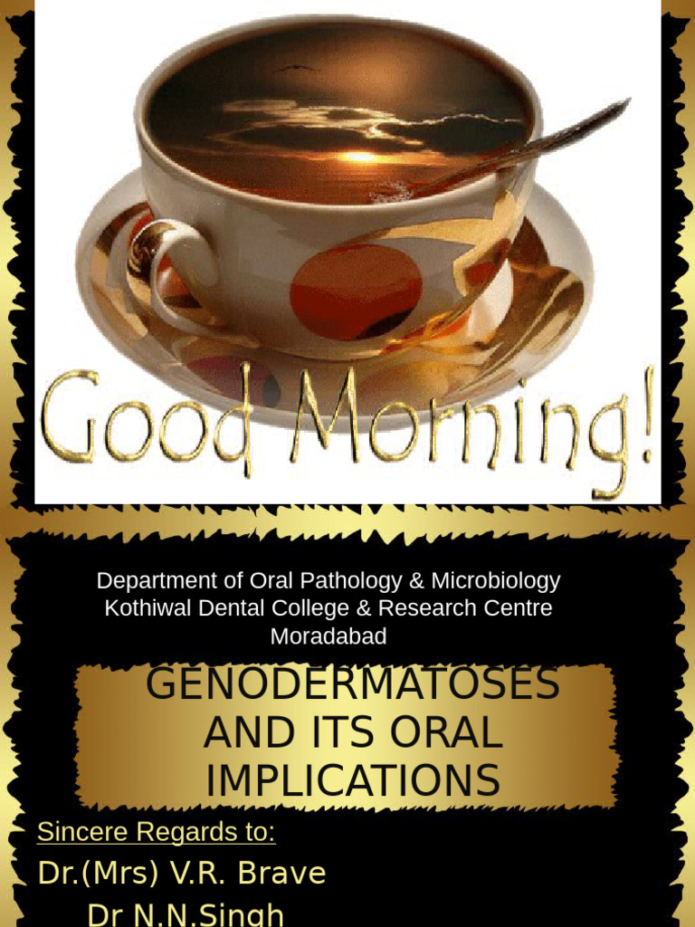 GENODERMATOSIS (Kanika Mam) | PDF | Genetic Disorder | Diseases And ...