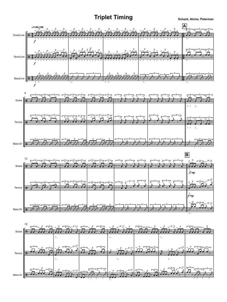 Triplet Timing | PDF