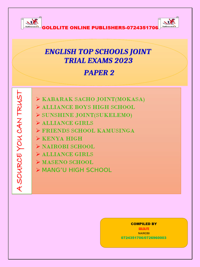 Eng Pp2 Top Schools | PDF