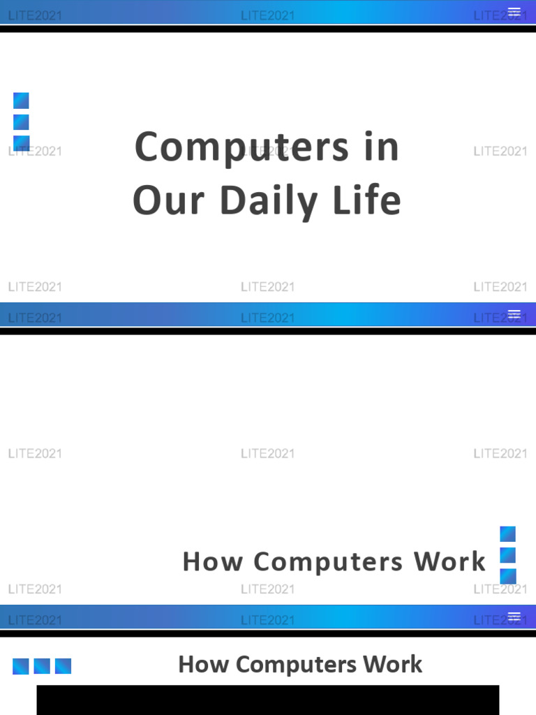 02 - Computers in Our Daily Life | PDF | 64 Bit Computing | Computer ...