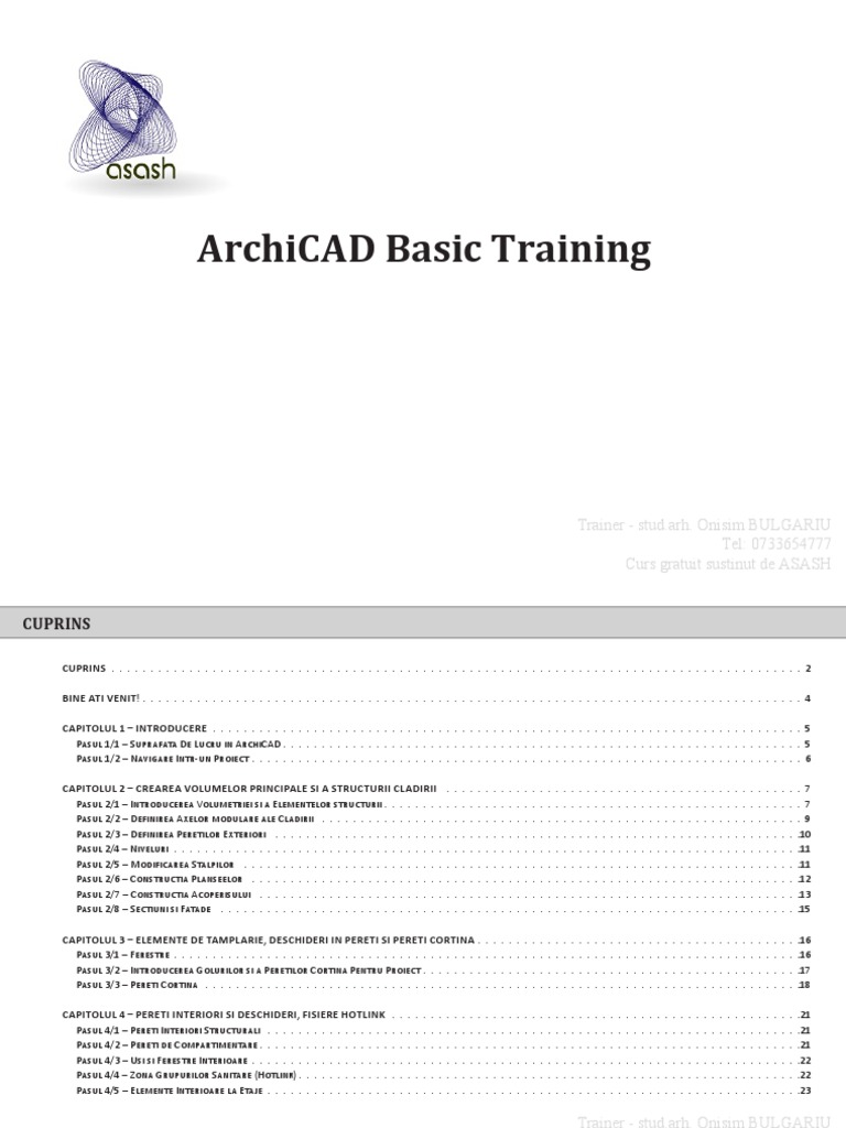 Curs ArchiCAD BW | PDF