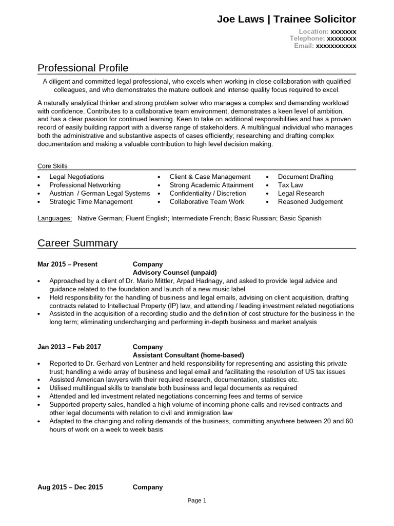 Trainee Solicitor - Paralegal | PDF | Paralegal | Justice