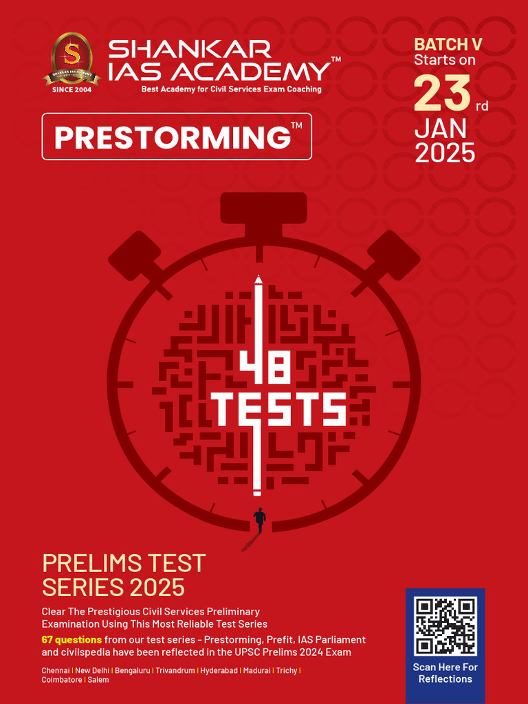 Prestorming Batch 5 Anna Nagar | PDF | Oceans | Earth Sciences