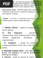Hand Tool Classification Overview | PDF | Wood | Drill