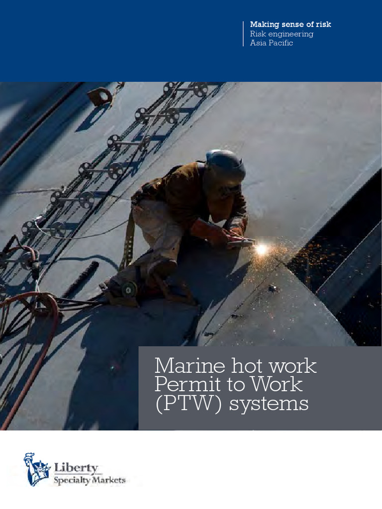 AP0549 RE Marine Hot Work Permit Systems Final | PDF | Firefighting ...