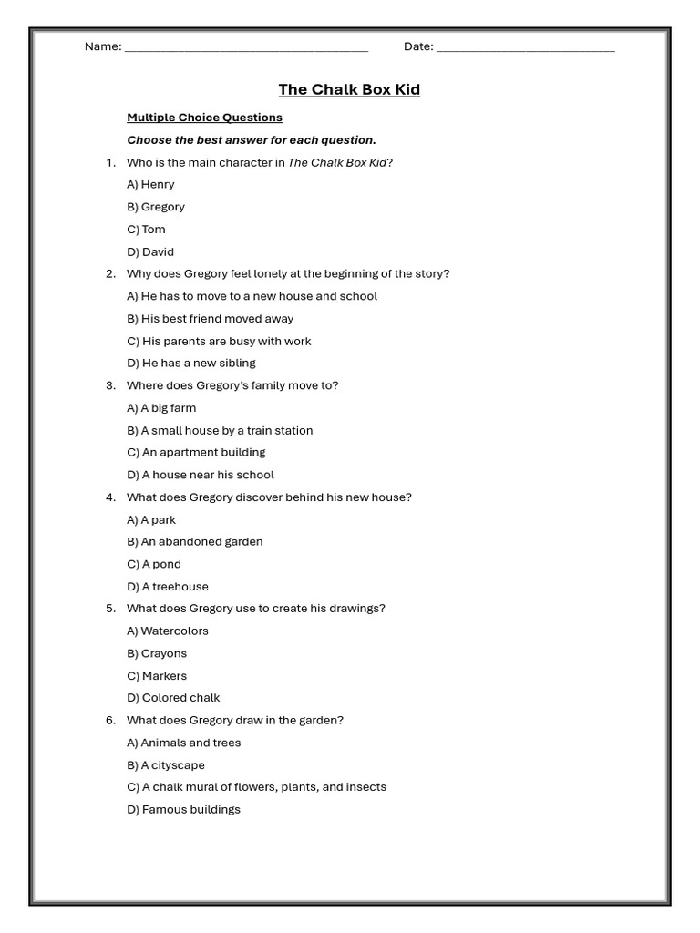 Final Assesment - Chalk Box Kid | PDF