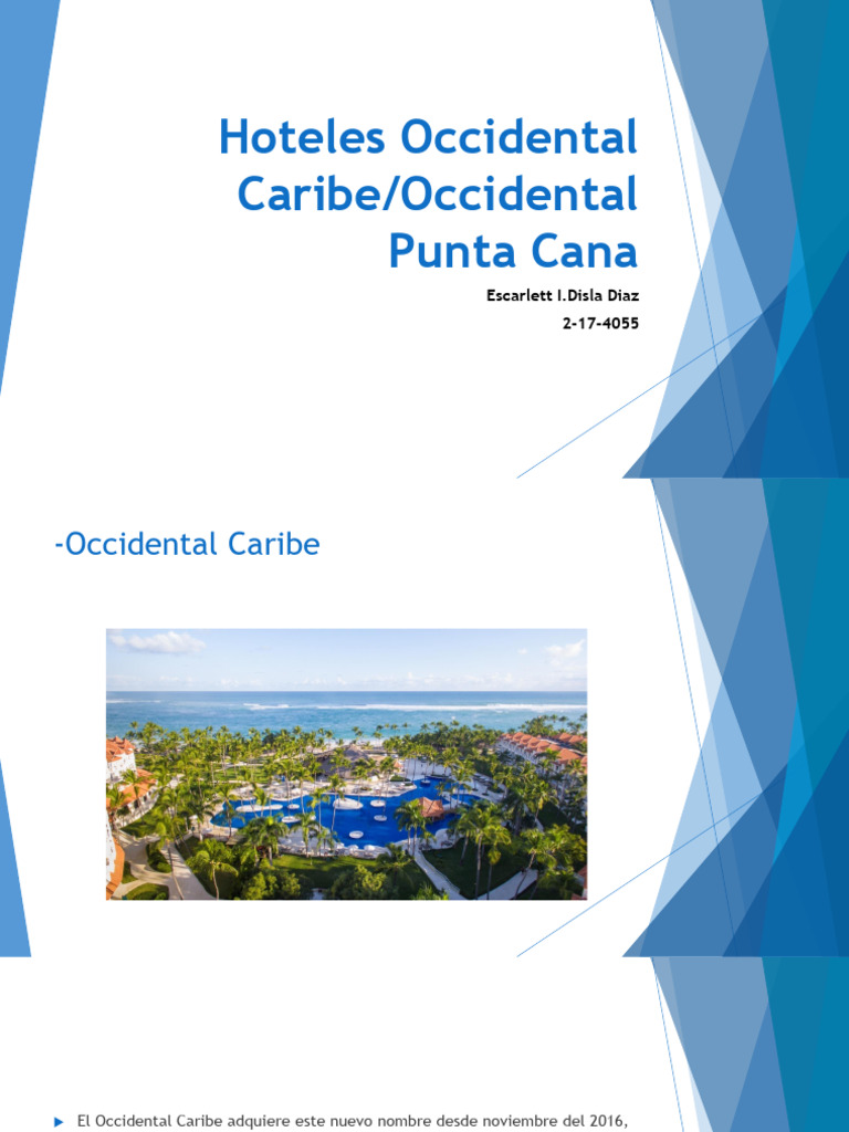 Hoteles Occidental Caribe | PDF