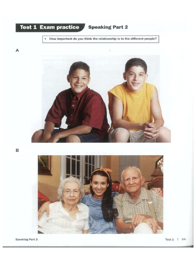 Speaking Part 2 - Homework | PDF