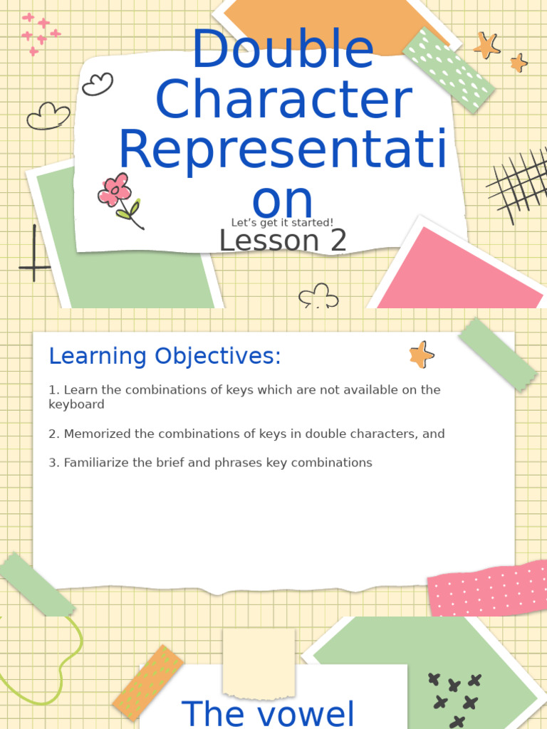 Double Character Representation Guide | PDF