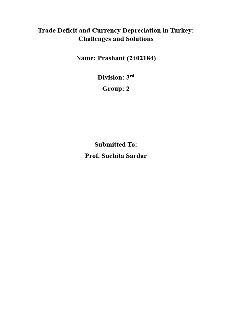 macroeconomics_tyrkey_report | PDF | Inflation | Monetary Policy