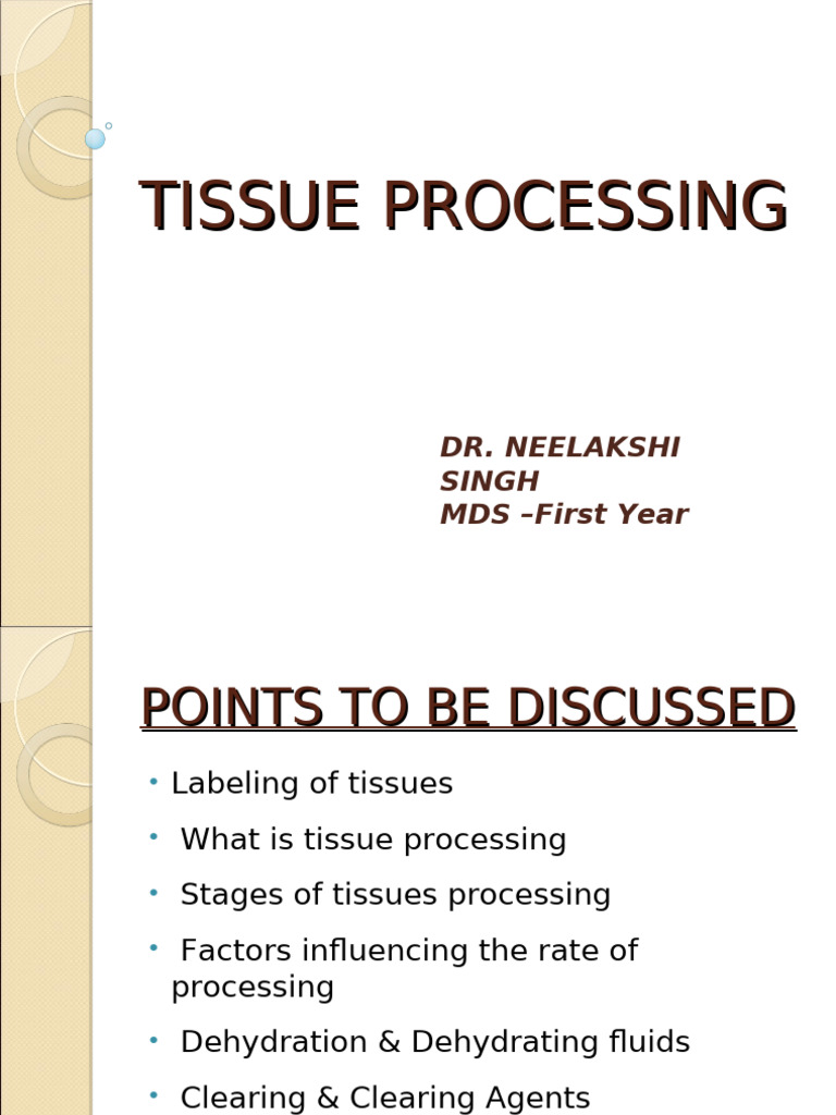 TISSUE PROCESSING | PDF | Histology | Materials