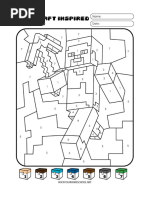 Minecraft Dot-to-Dot Activities | PDF