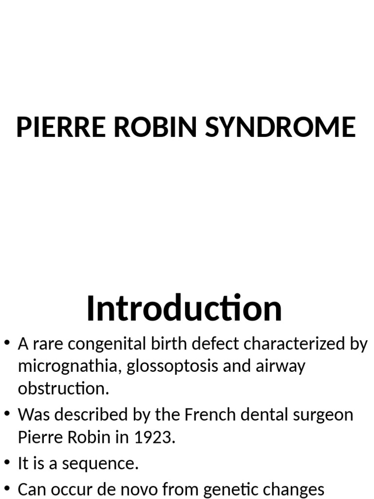 Pierre Robin | PDF