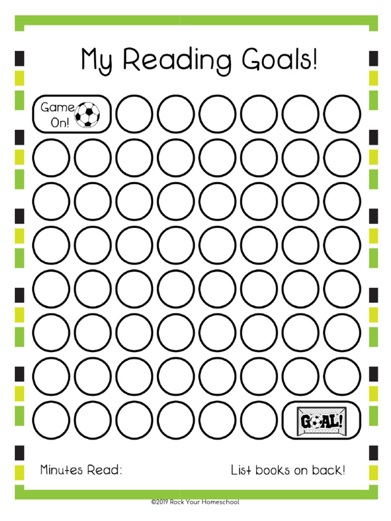 Reading Log Printable Charts | PDF