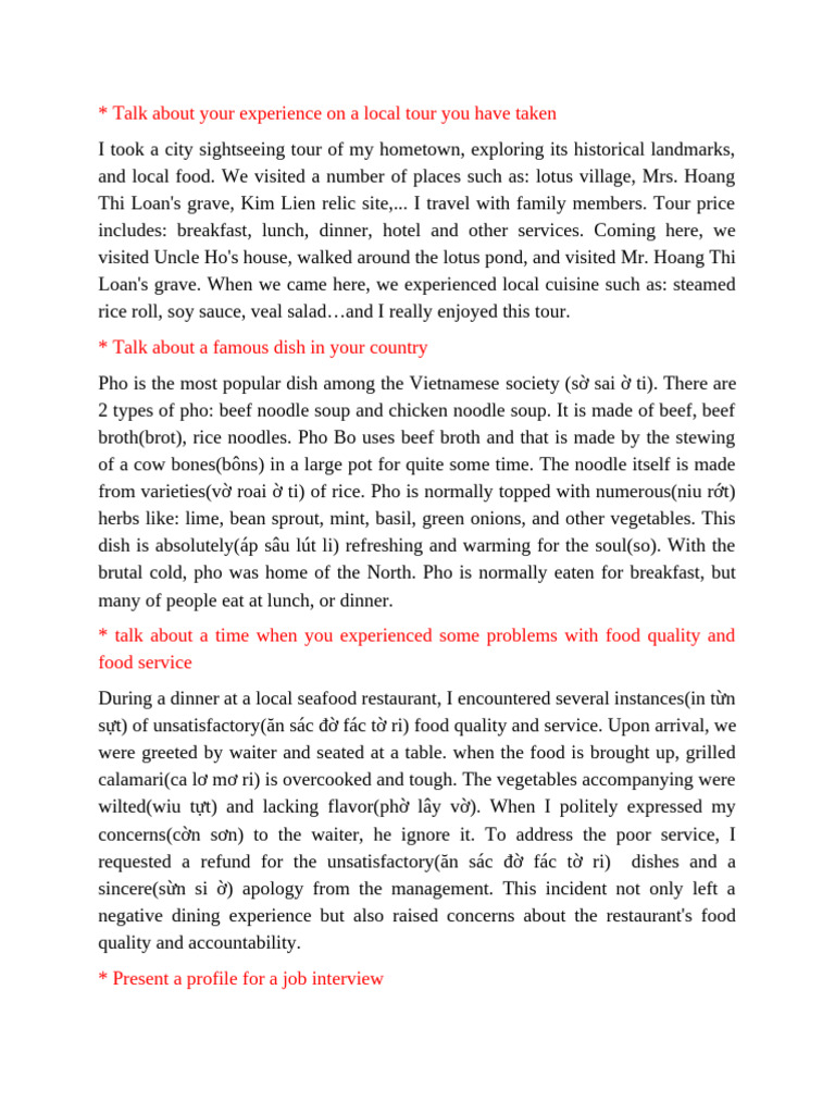 Topic talk | PDF | Cooking | Food And Drink