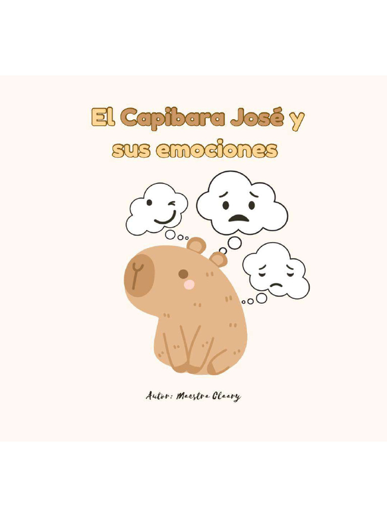 Cuento Capibara y Sus Emociones | PDF