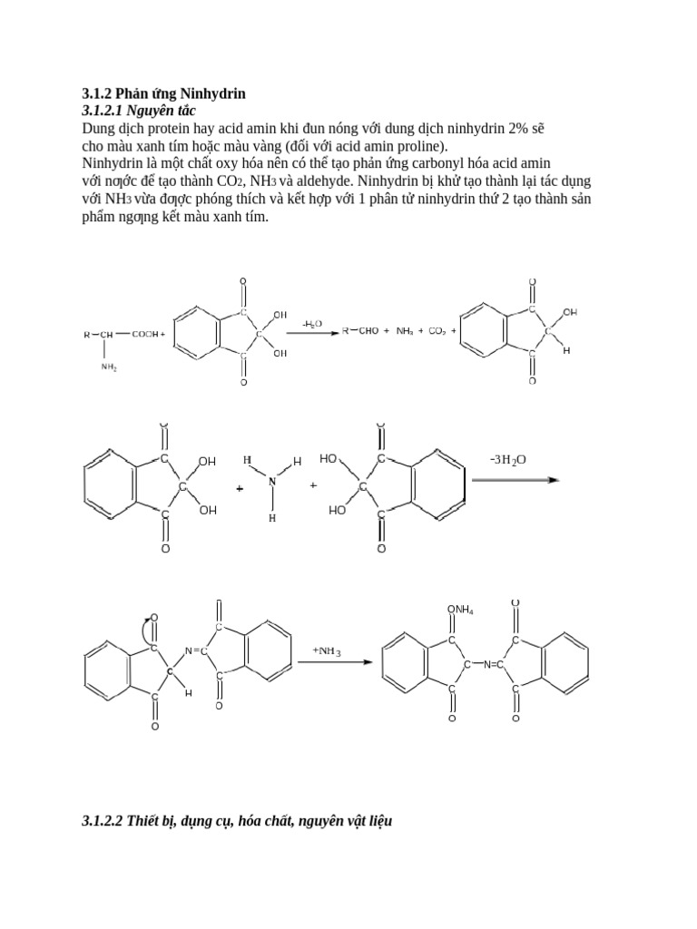 PH N NG Nynhydrin (HHTP) | PDF