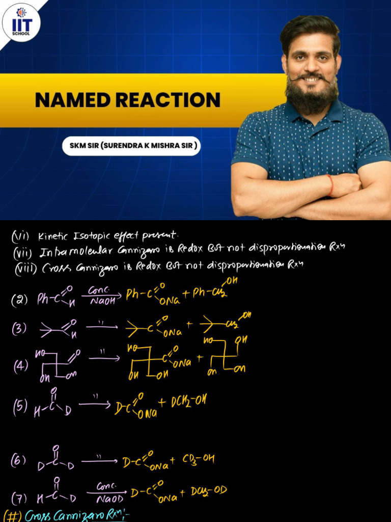 Named Reaction - L-05 (Class Notes) - Perkin Reaction Claisen ...