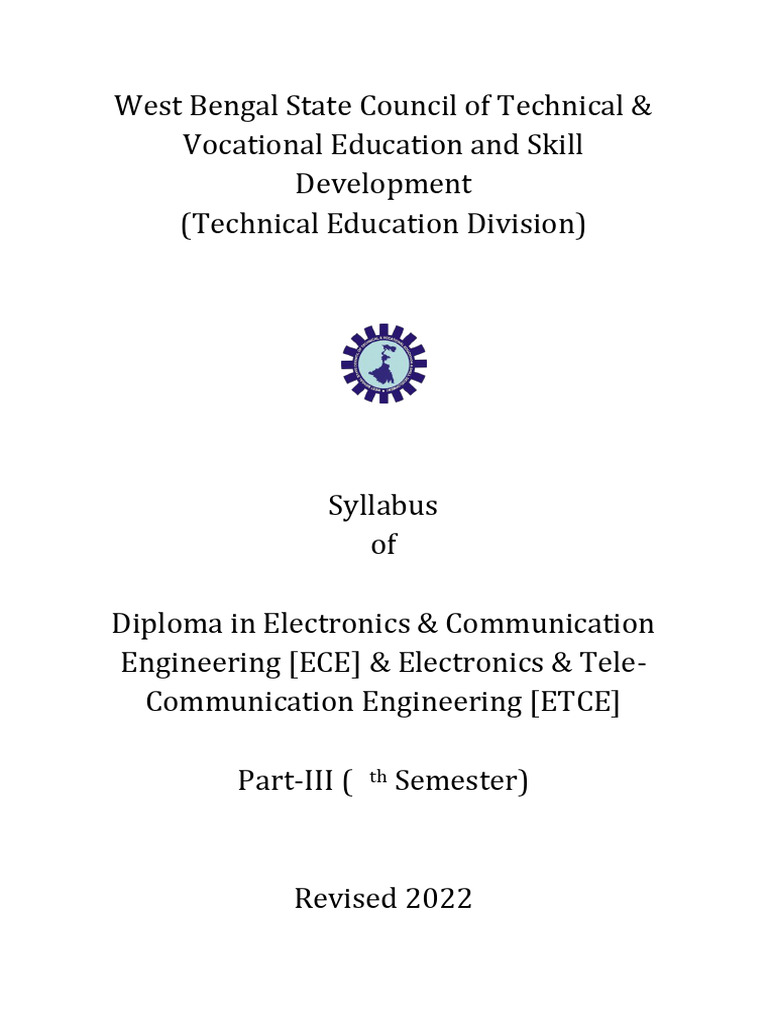 6th Sem ECE & ETCE Syllabus 2022 | PDF | Computer Network ...