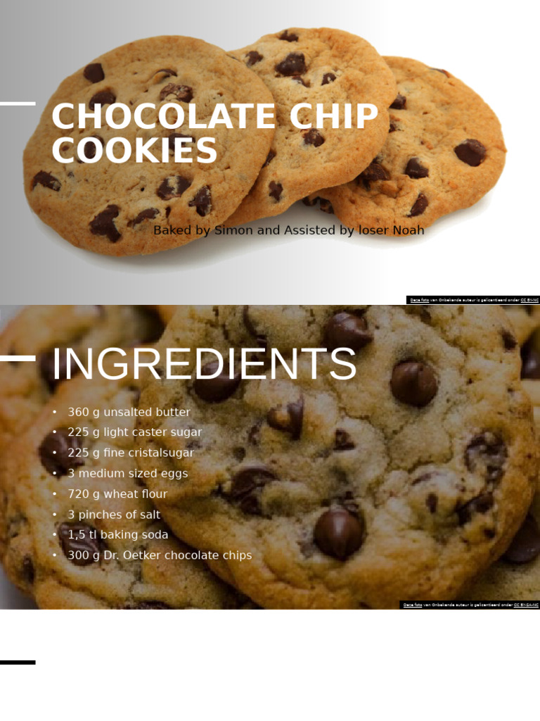 Chocolate Chip Cookies | PDF
