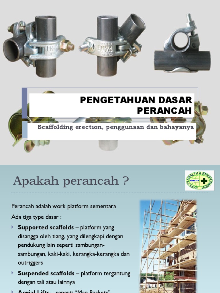 Pengetahuan Dasar Perancah | PDF