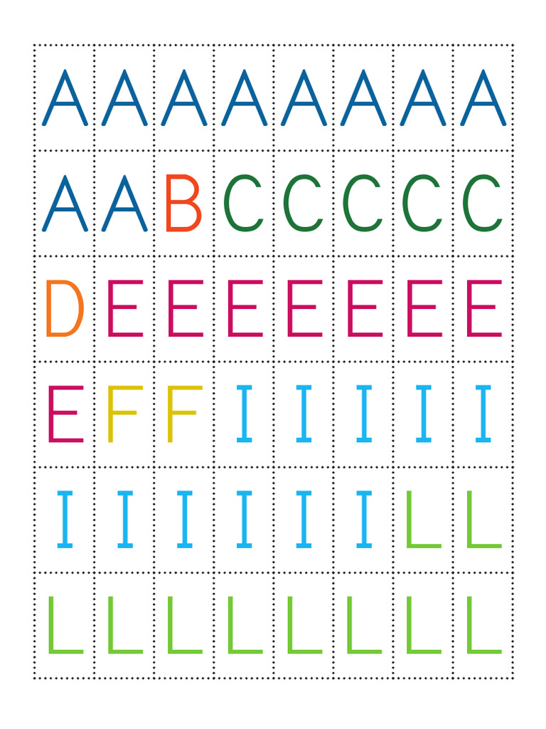 Pattern of Repeated Letters | PDF