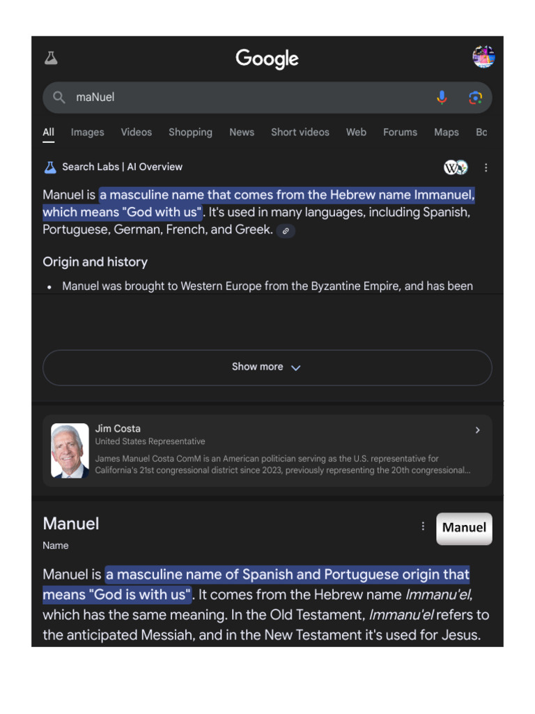 MaNuel - Google Search | PDF | Linguistics | Languages