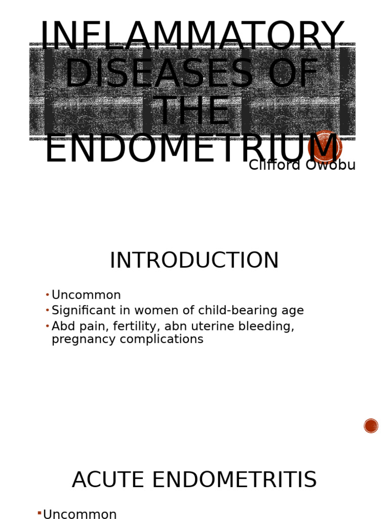Diseases of The Uterus 2 | PDF | Human Reproduction | Medical Specialties