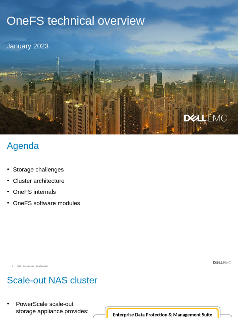 h18677 TP Dell Emc Onefs TDM Deck | PDF | Cache (Computing) | Cpu Cache