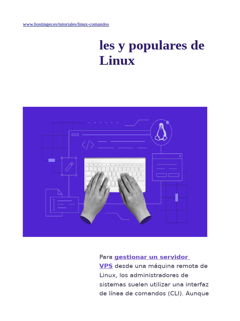 Comandos Basicos Linux | PDF | Archivo de computadora | Sudo