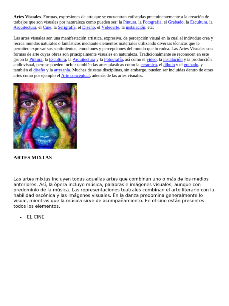 Artes Visuales | PDF | Teatro | Ópera