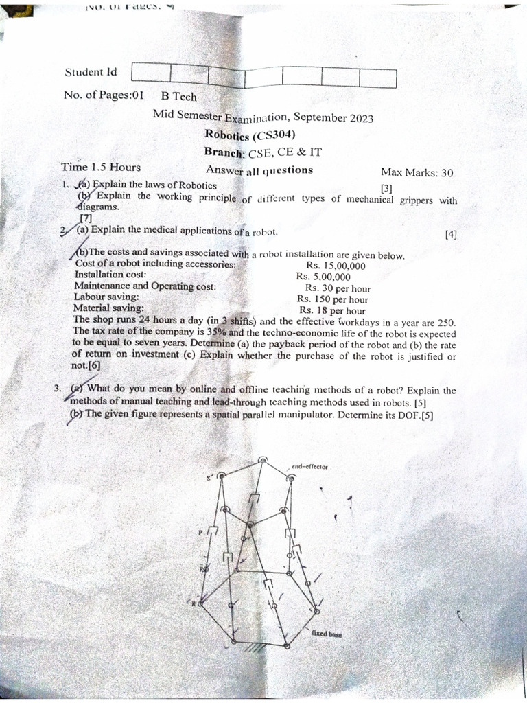 5th - Midsem ( 2023) | PDF
