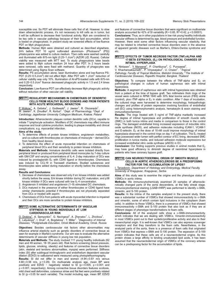 tanaskovic2010 | PDF | Diseases And Disorders | Medical Specialties