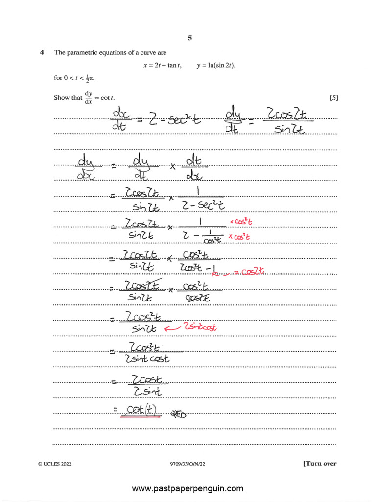 A Parametric Eqns | PDF