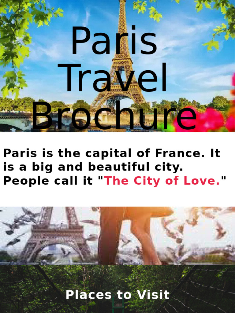 Paris Travel Guide for Tourists | PDF
