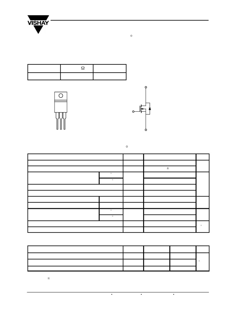smp60n03 10l Datasheet Vishay Siliconix | PDF | Field Effect Transistor | Diode