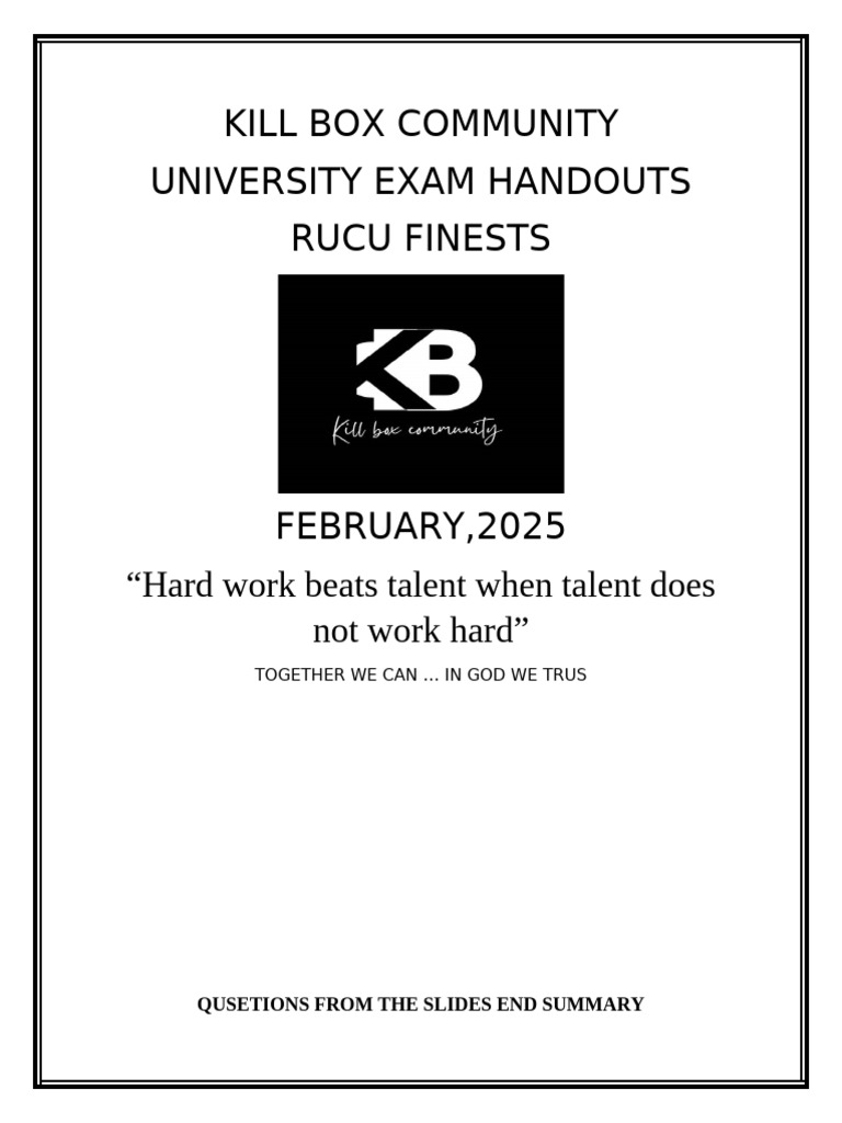 Kill Box Community Research Methods | PDF | Sampling (Statistics ...