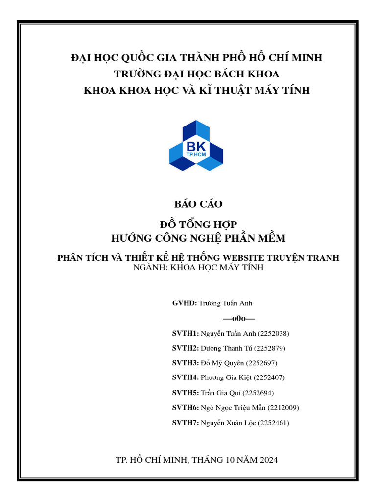 Đ Án CNPM | PDF
