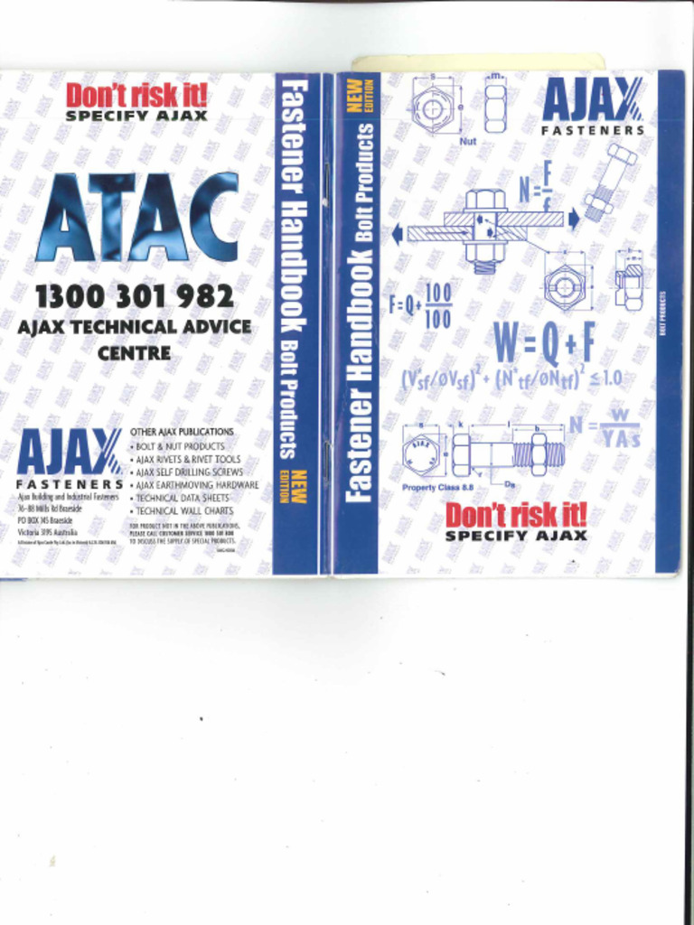 Ajax Fasteners | PDF