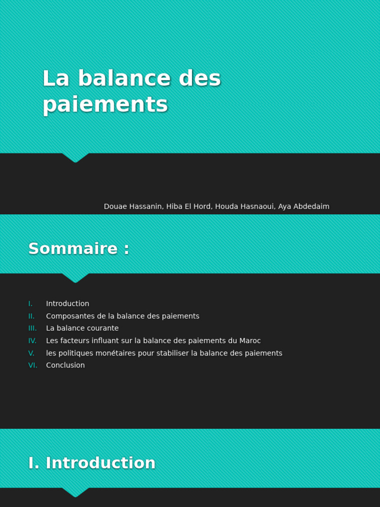 Nouveau Présentation Microsoft PowerPoint (1) | PDF | Balance des paiements | Dévaluation