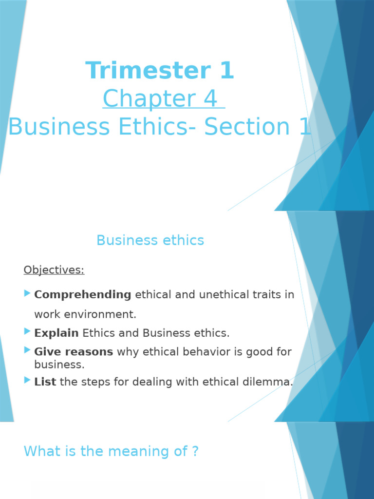 Business Ethics Chapter 4 | PDF | Business Ethics | Occupational Safety And Health Administration