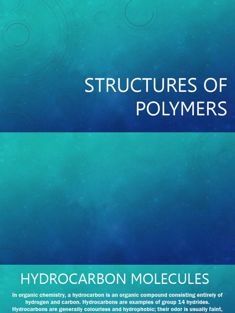 Structures of Polymers | PDF | Copolymer | Polymers