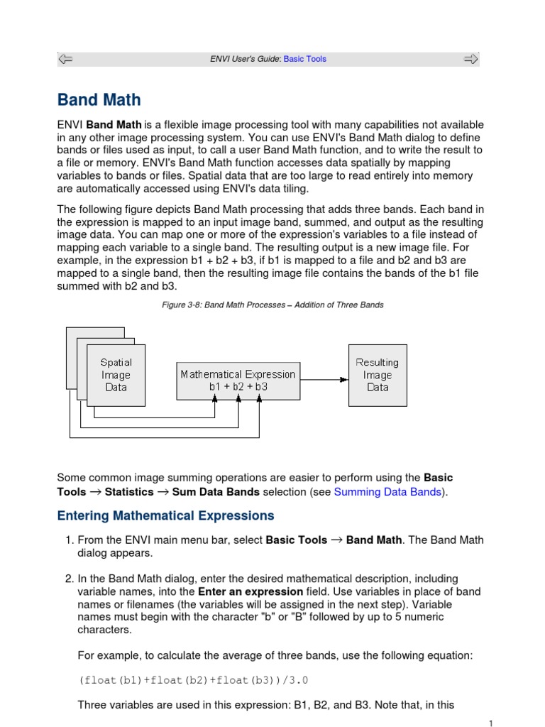Band Math | PDF | Data Type | Function (Mathematics)