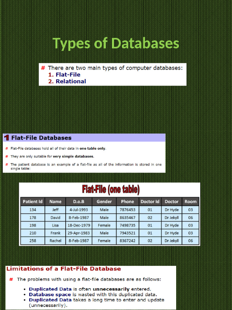 Database Types | PDF