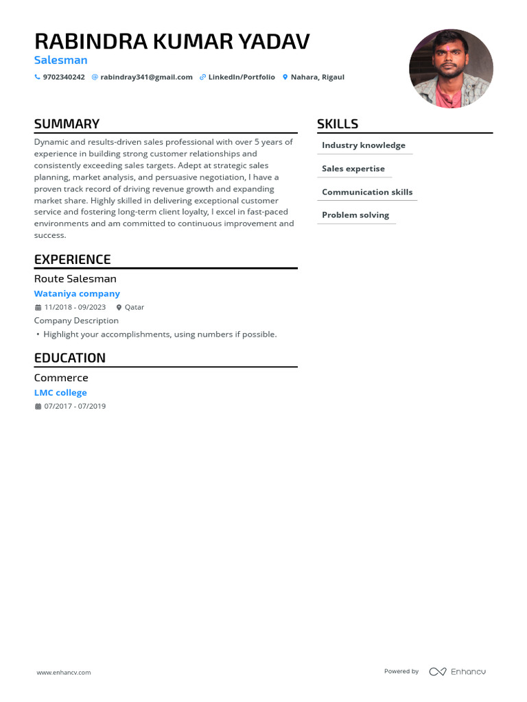 Rabindra Kumar Yadav Resume | PDF