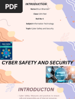 Cyber Safety & Security Guide | PDF | Security | Computer Security