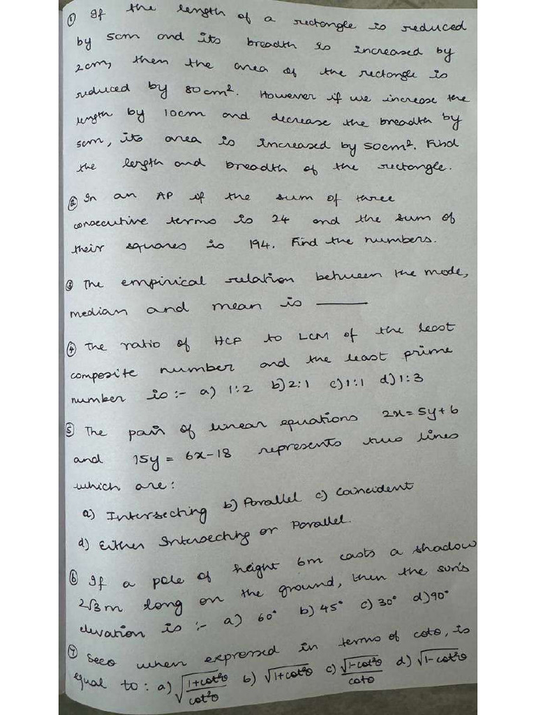 Class 10th Day 17 Secret Assignment | PDF